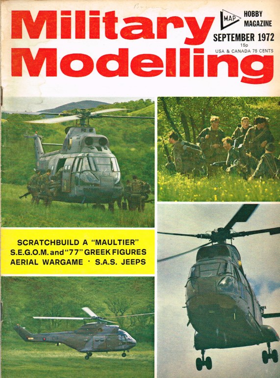 MILITARY MODELLING VOLUME 2: ISSUE NO.9: SEPTEMBER 1972