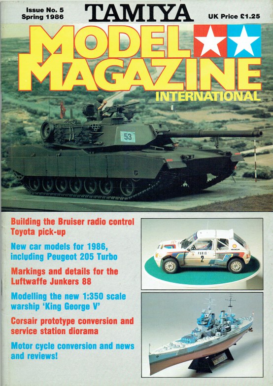 TAMIYA MODEL MAGAZINE : ISSUE NO.5 SPRING 1986